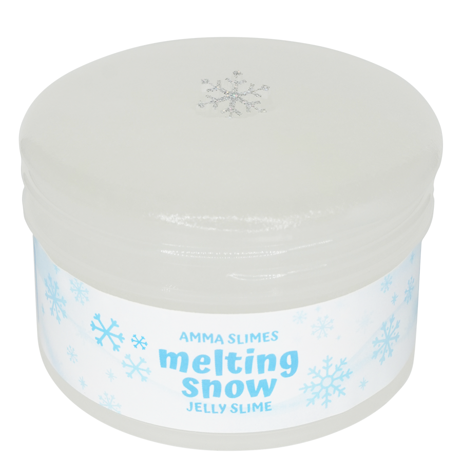 Melting Snow Jelly Slime – Amma Slimes