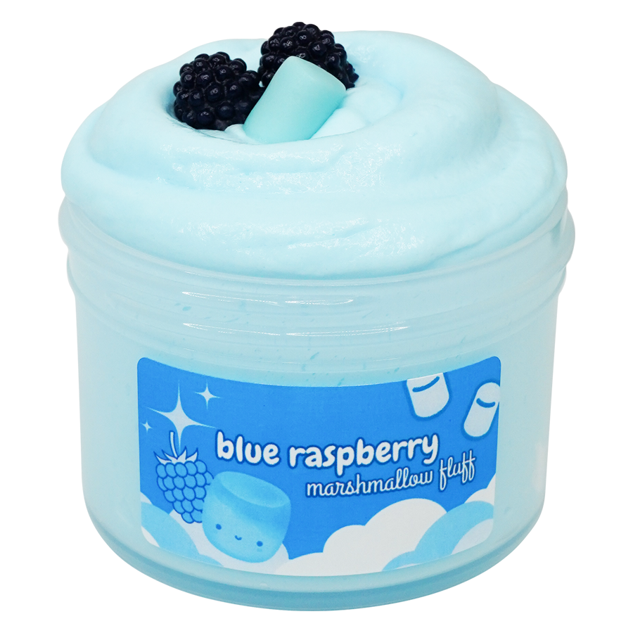 Blue Raspberry Marshmallow Fluff – Amma Slimes