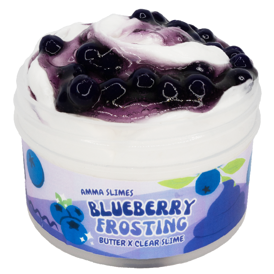 Blueberry Frosting Slime – Amma Slimes