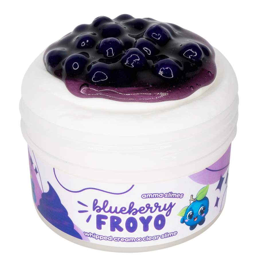 Blueberry Froyo Slime – Amma Slimes