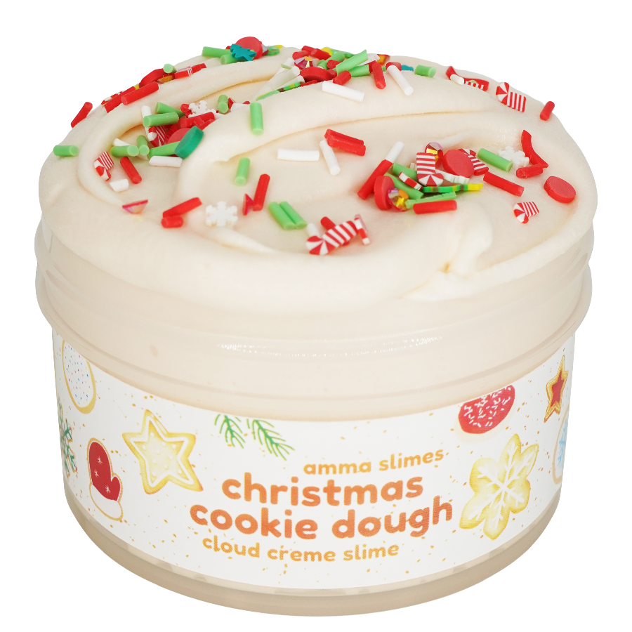Christmas Cookie Dough Slime – Amma Slimes