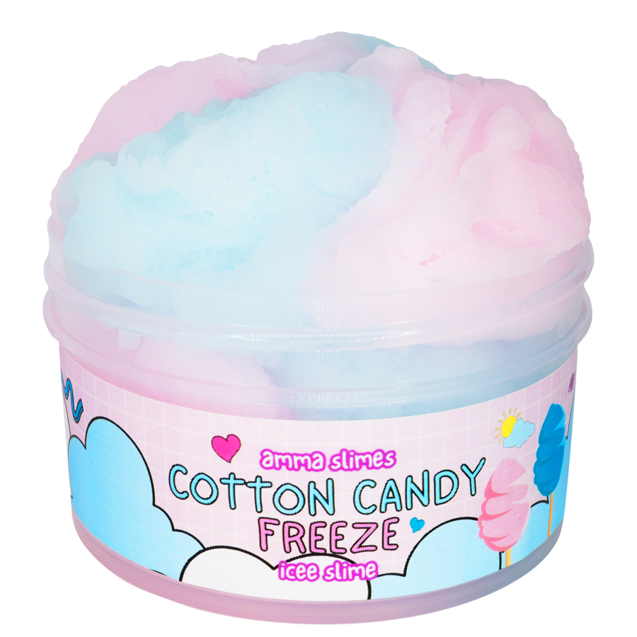 Cotton Candy Freeze Slime – Amma Slimes