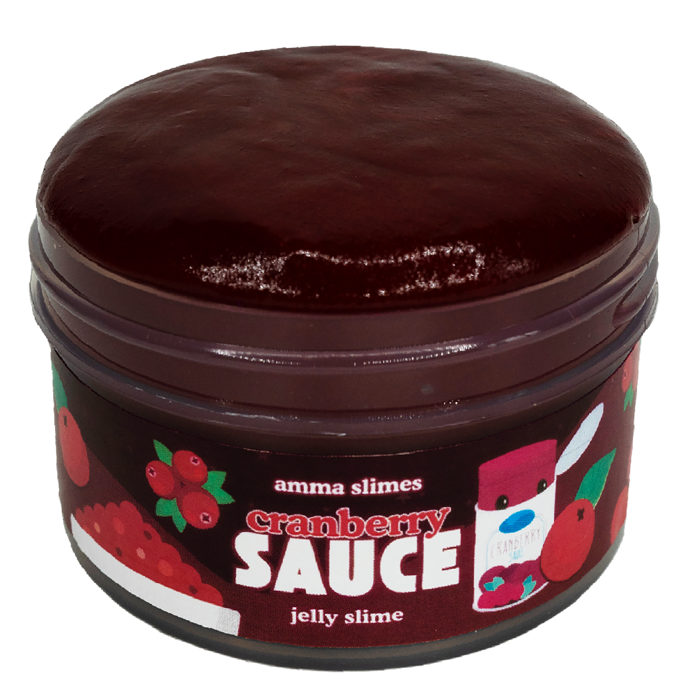 Cranberry Sauce Slime – Amma Slimes