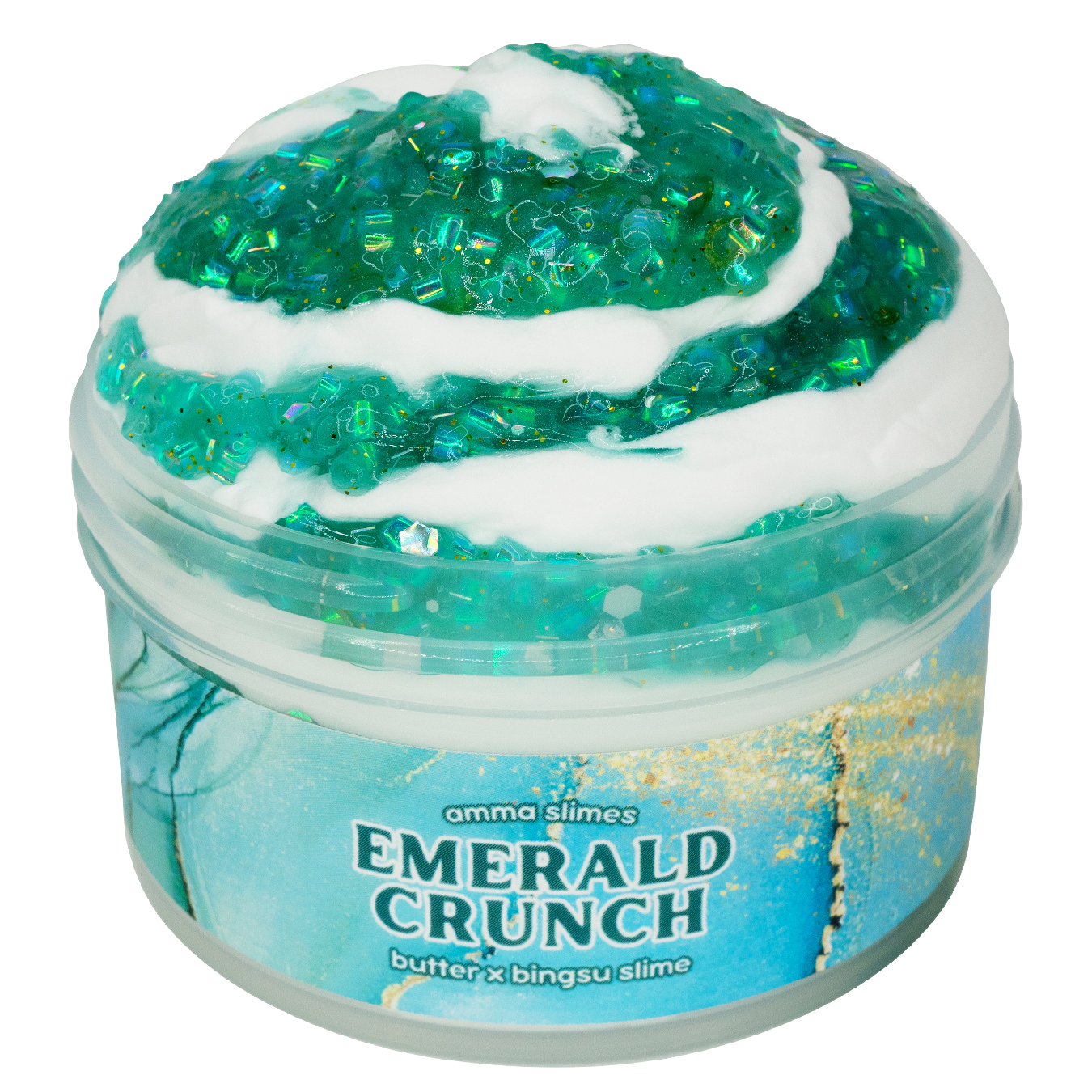 Emerald Crunch Slime – Amma Slimes