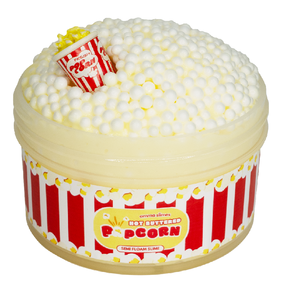Hot Buttered Popcorn Slime – Amma Slimes
