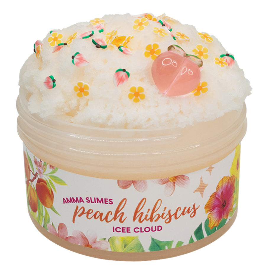 Peach Hibiscus Slime – Amma Slimes