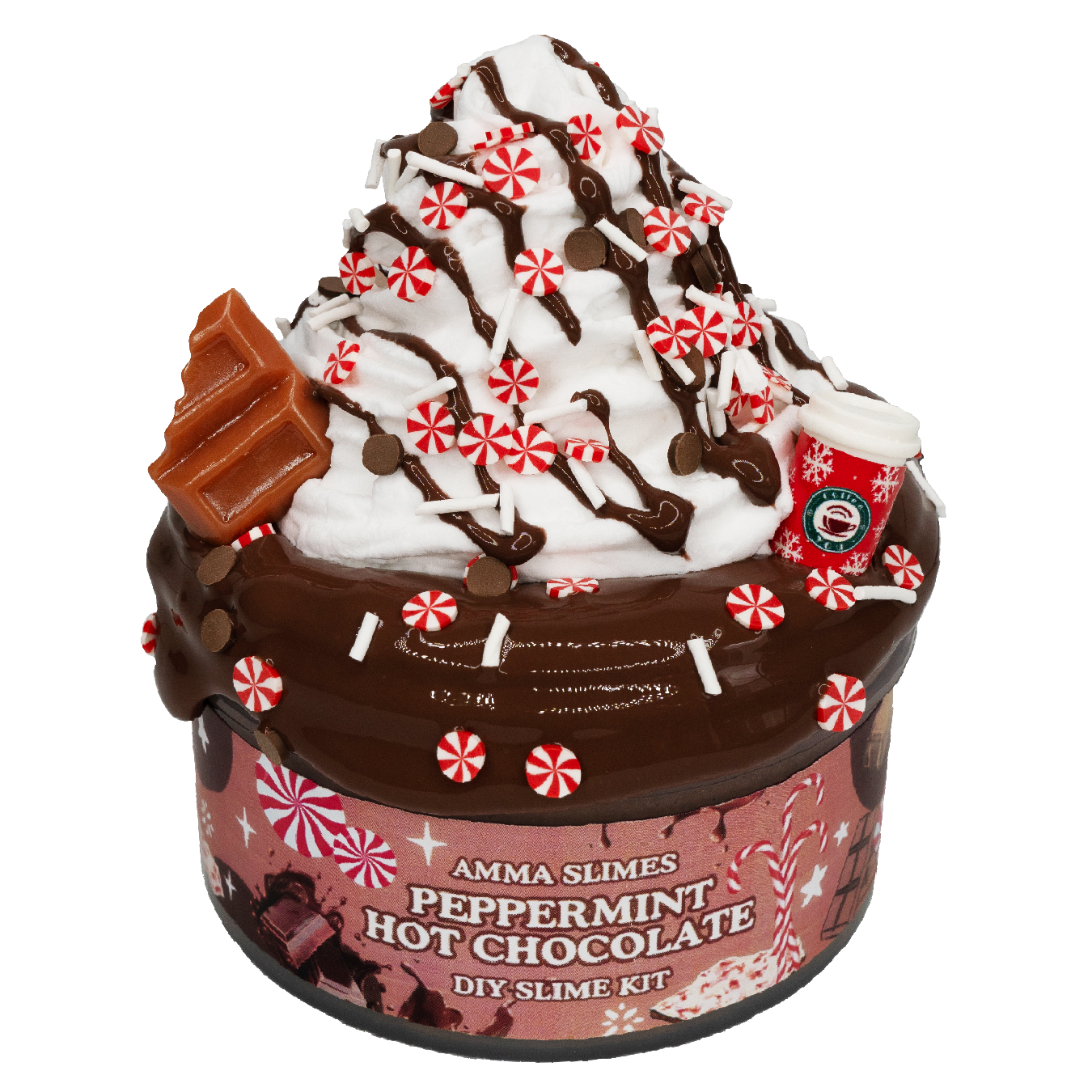 Peppermint Hot Chocolate DIY Slime Kit – Amma Slimes