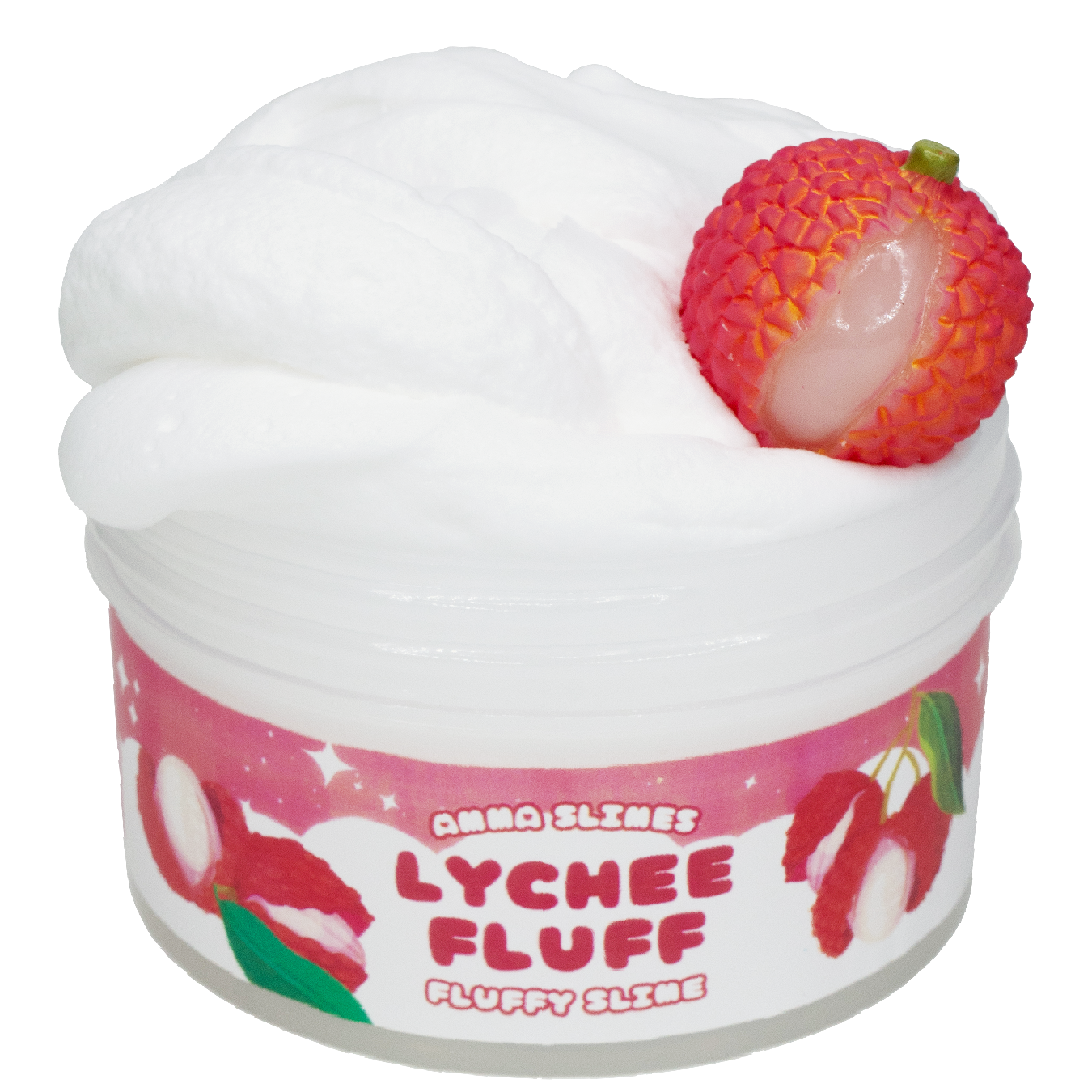 Lychee Fluff Slime – Amma Slimes