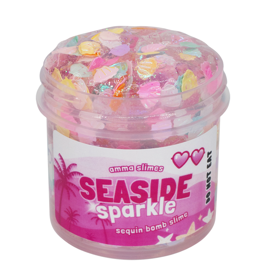 Seaside Sparkle Mini Slime – Amma Slimes